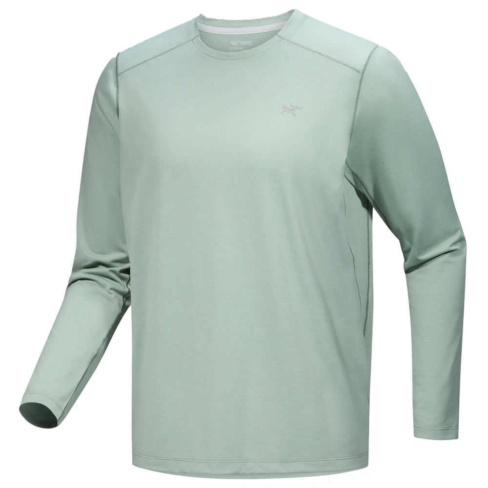 Arc'teryx - Men's Cormac Crew L/S - Stone Green Heather – The Brokedown Palace