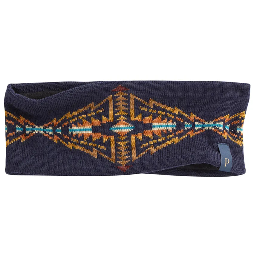 Pendleton - Fleece Lined Headband - Trapper Peak Navy – The Brokedown Palace