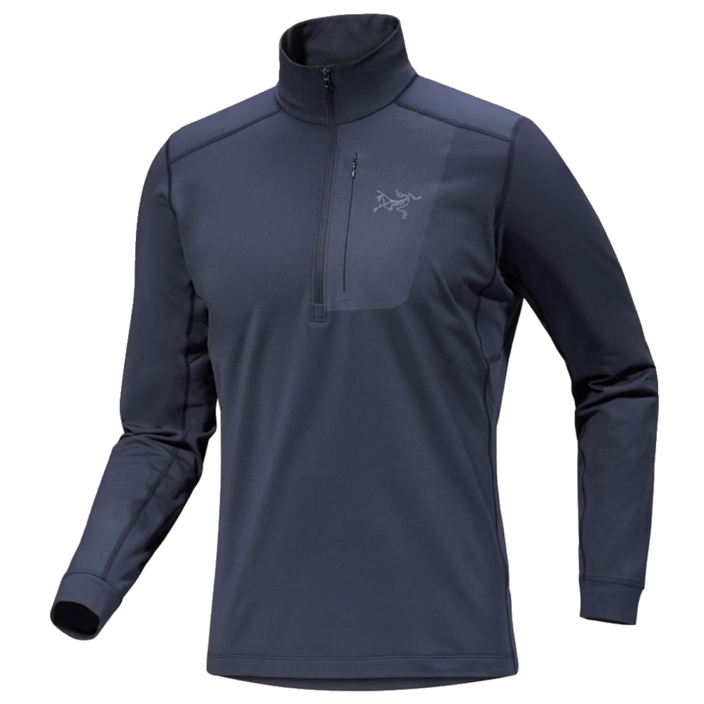 Arc'teryx - Men's Rho LT Zip Neck - Black Sapphire – The Brokedown ...