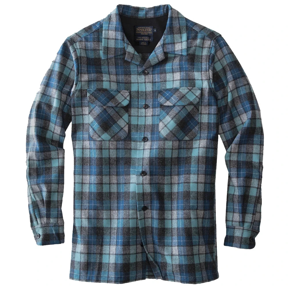 Pendleton - Classic Board Shirt - Blue Original Surf Plaid – The ...