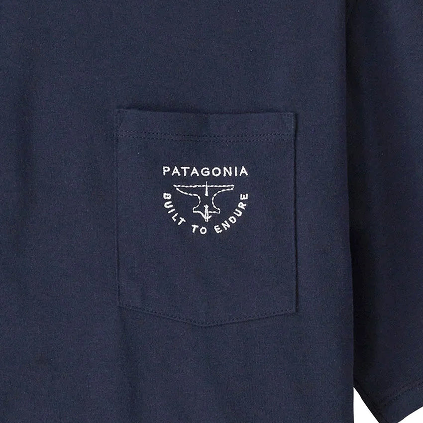 Patagonia - Men's Forge Mark Crest Pocket Responsibili-Tee - New Navy ...